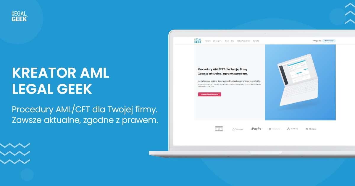 Kreator AML Legal Geek - Generator Dokumentów